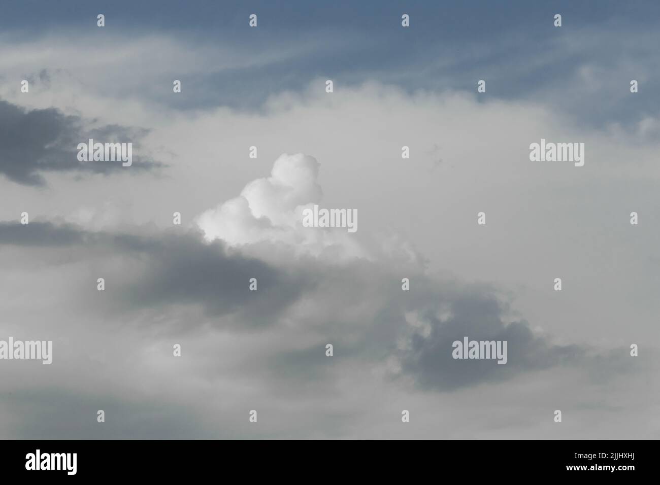Gray sky grey clouds air atmosphere natural background nature Stock ...