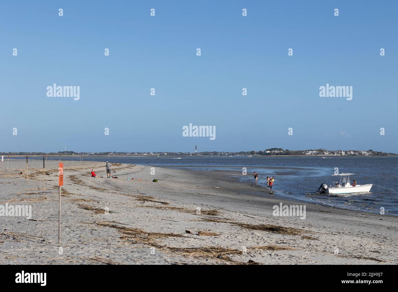 Crab Bank Island in South Carolina located in Charleston Harbor ...
