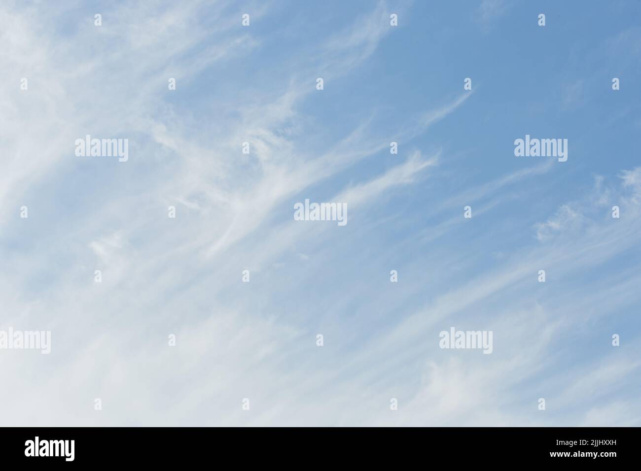 Bright light white sky clouds soft weather nature background wind Stock ...