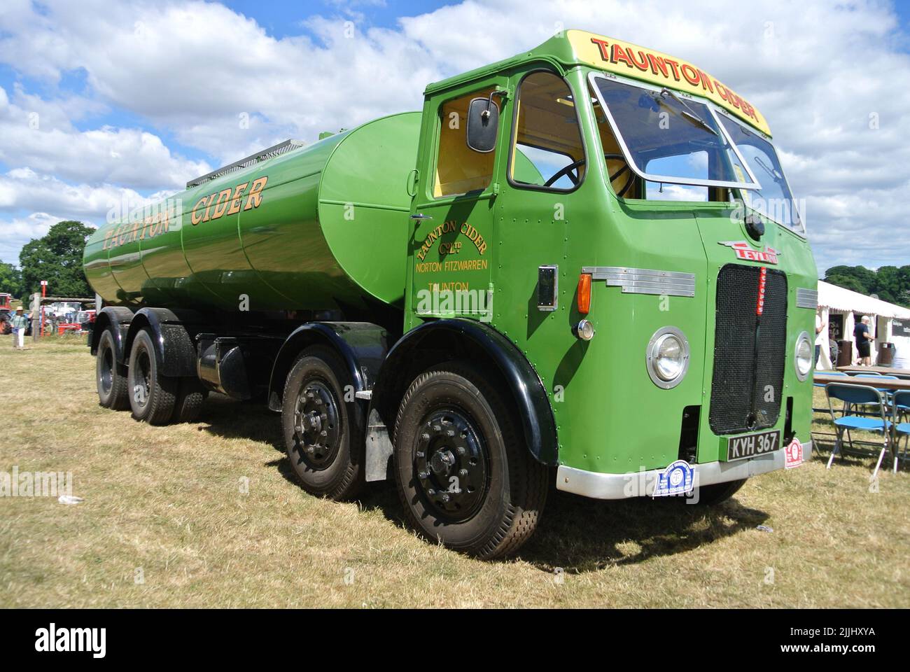A 1949 Leyland Octopus parked on display at the 47th Historic Vehicle ...