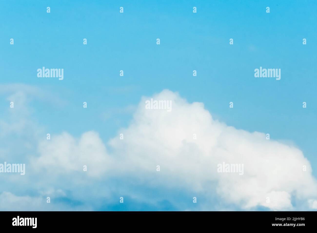 Large white sky clouds blue weather background atmosphere nature air ...