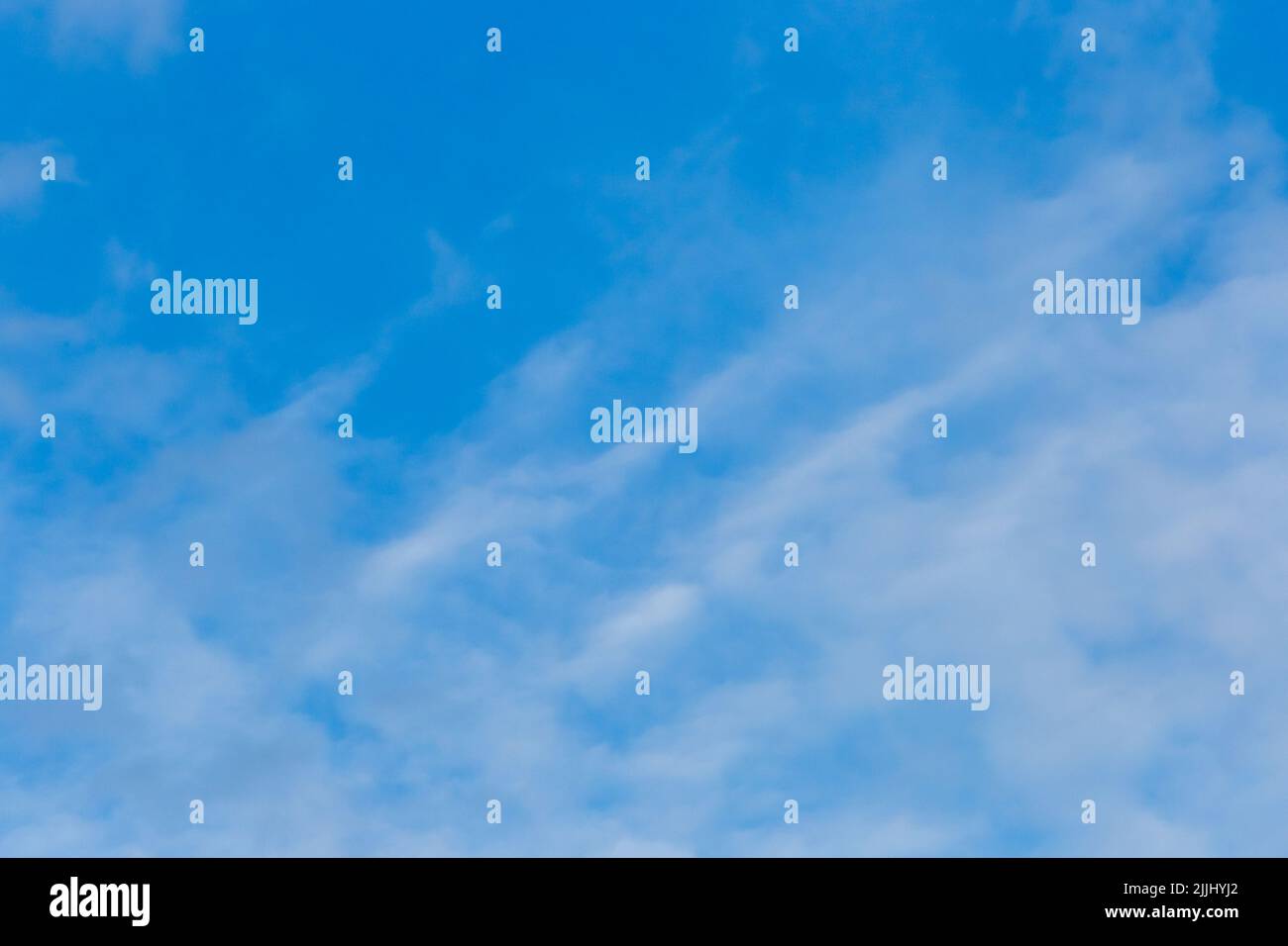Calm evening summer blue sky nature background air atmosphere Stock ...
