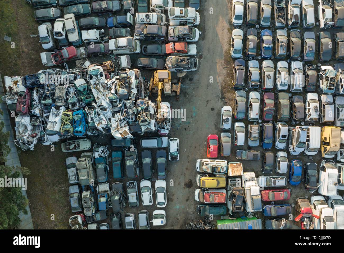 Demolition vehicles hi-res stock photography and images - Alamy
