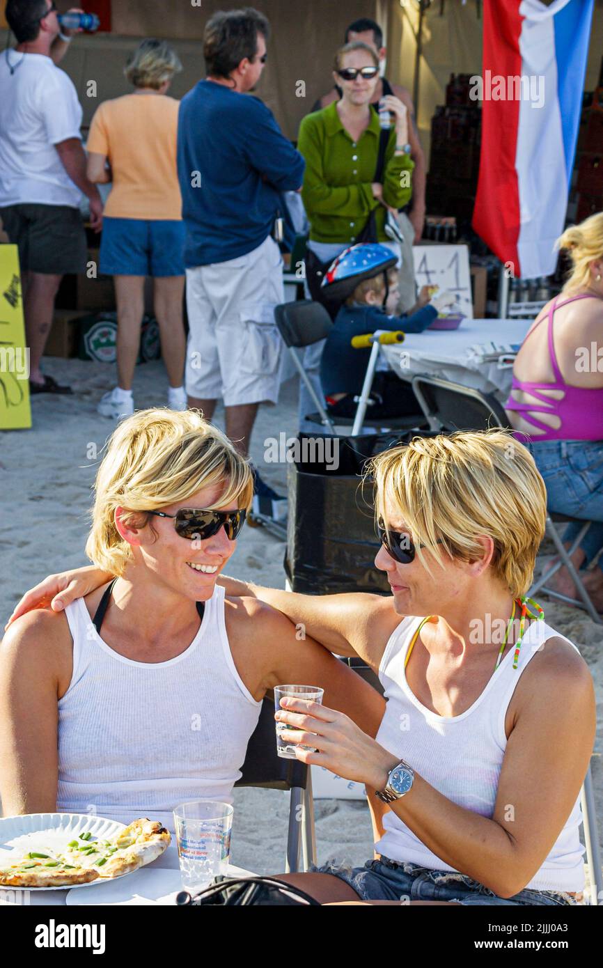 Miami Beach Florida,International Beer Festival,festivals women couple ...