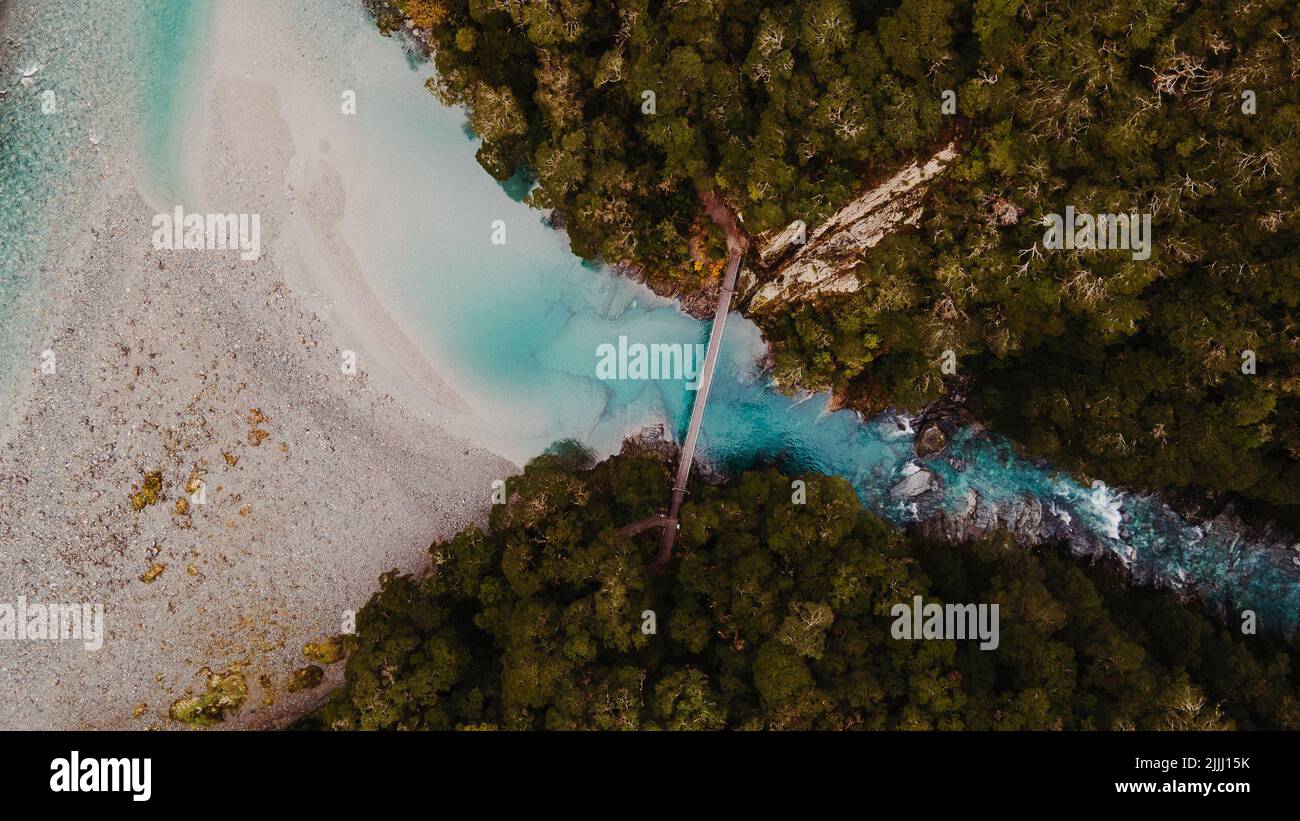 New zealand blue pools track hi-res stock photography and images - Alamy