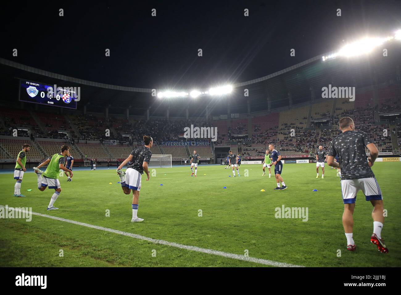 Skopje, North Macedonia, July 26, 2022. UEFA Champions league Second ...