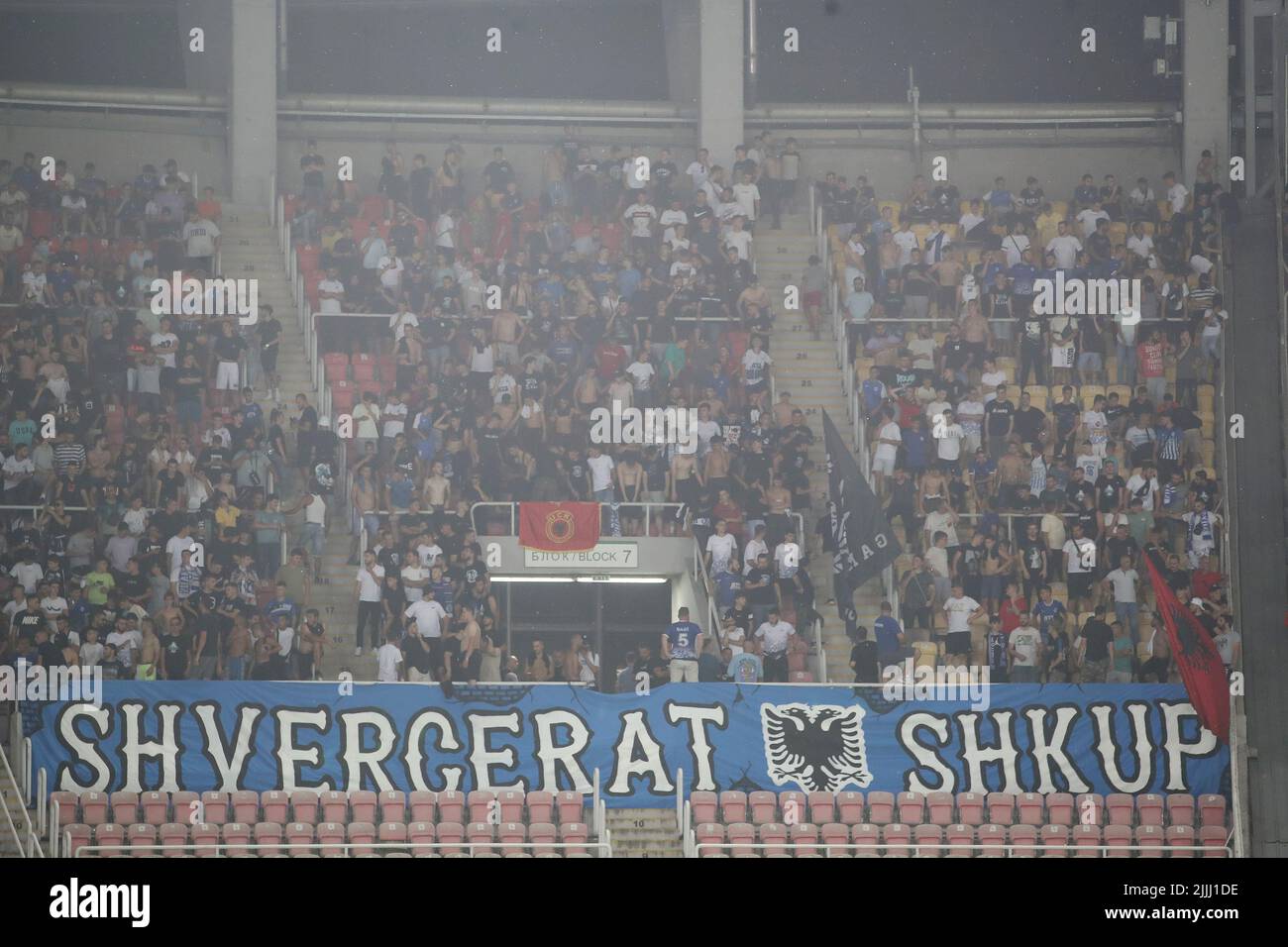 Skopje, North Macedonia, July 26, 2022. UEFA Champions league Second ...