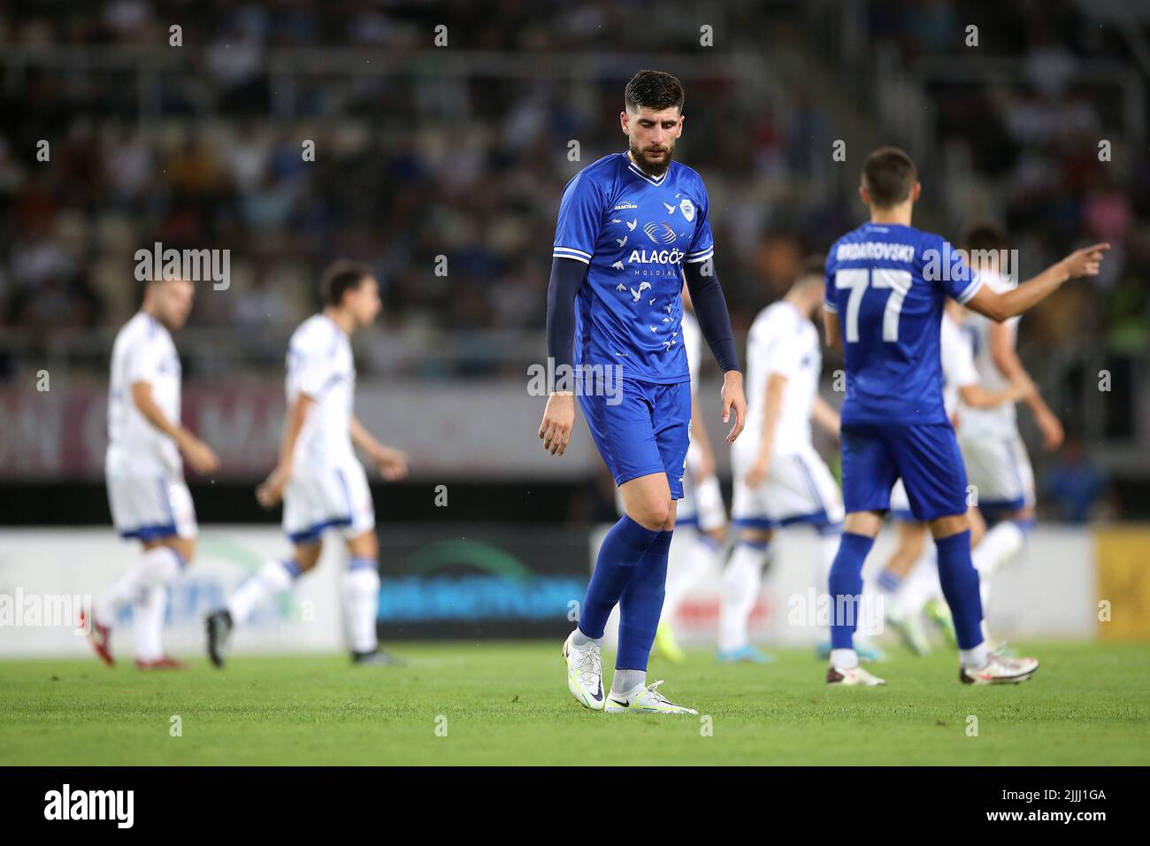 Skopje, North Macedonia, July 26, 2022. UEFA Champions league Second ...