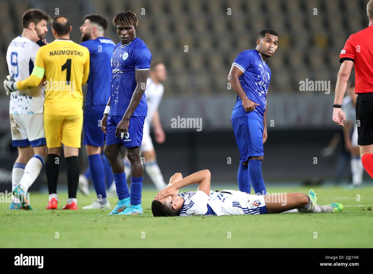 Skopje, North Macedonia, July 26, 2022. UEFA Champions league Second ...