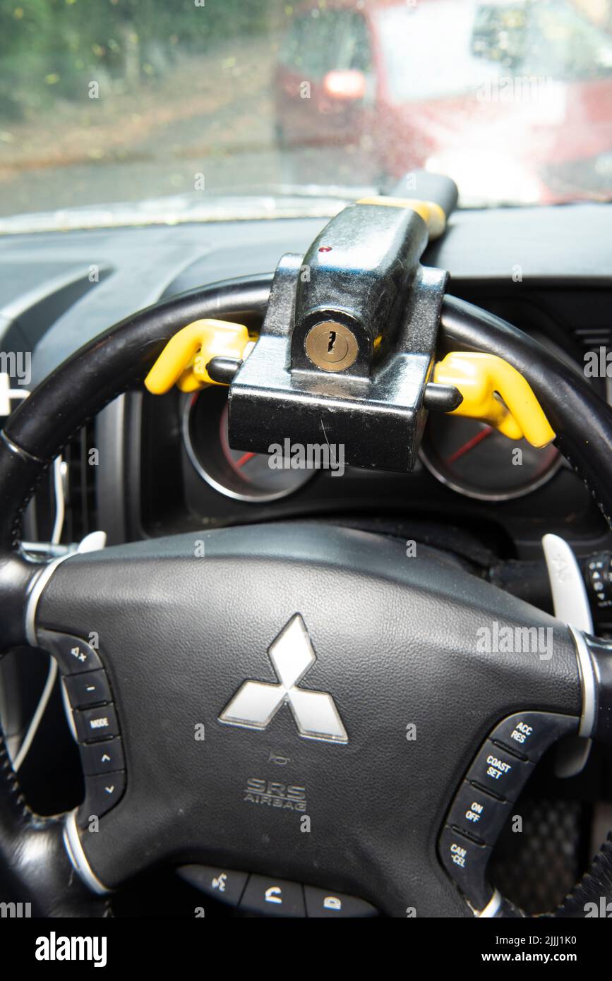 Steering wheel lock hi-res stock photography and images - Alamy