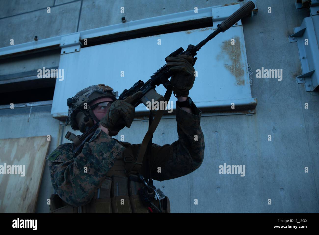 U.S. Marine Corps Sgt. Matthew Bledsoe, a combat engineer with 3d ...
