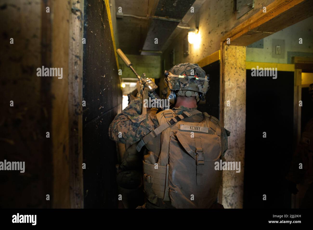 U.S. Marine Corps Lance Cpl. Robert Kenny, a combat engineer with 3d ...