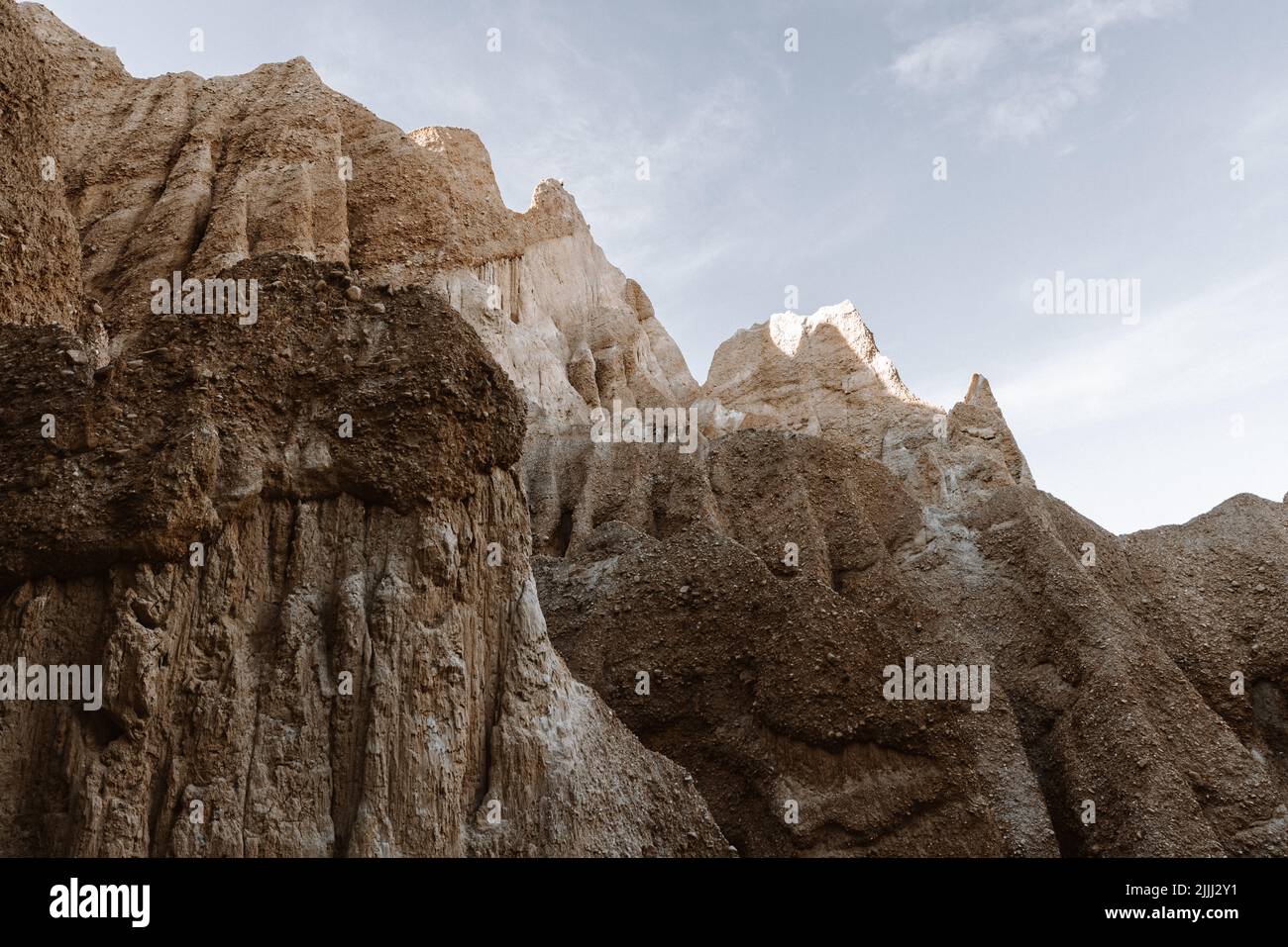 Clay Cliffs, famous attraction in New Zealand Stock Photo - Alamy