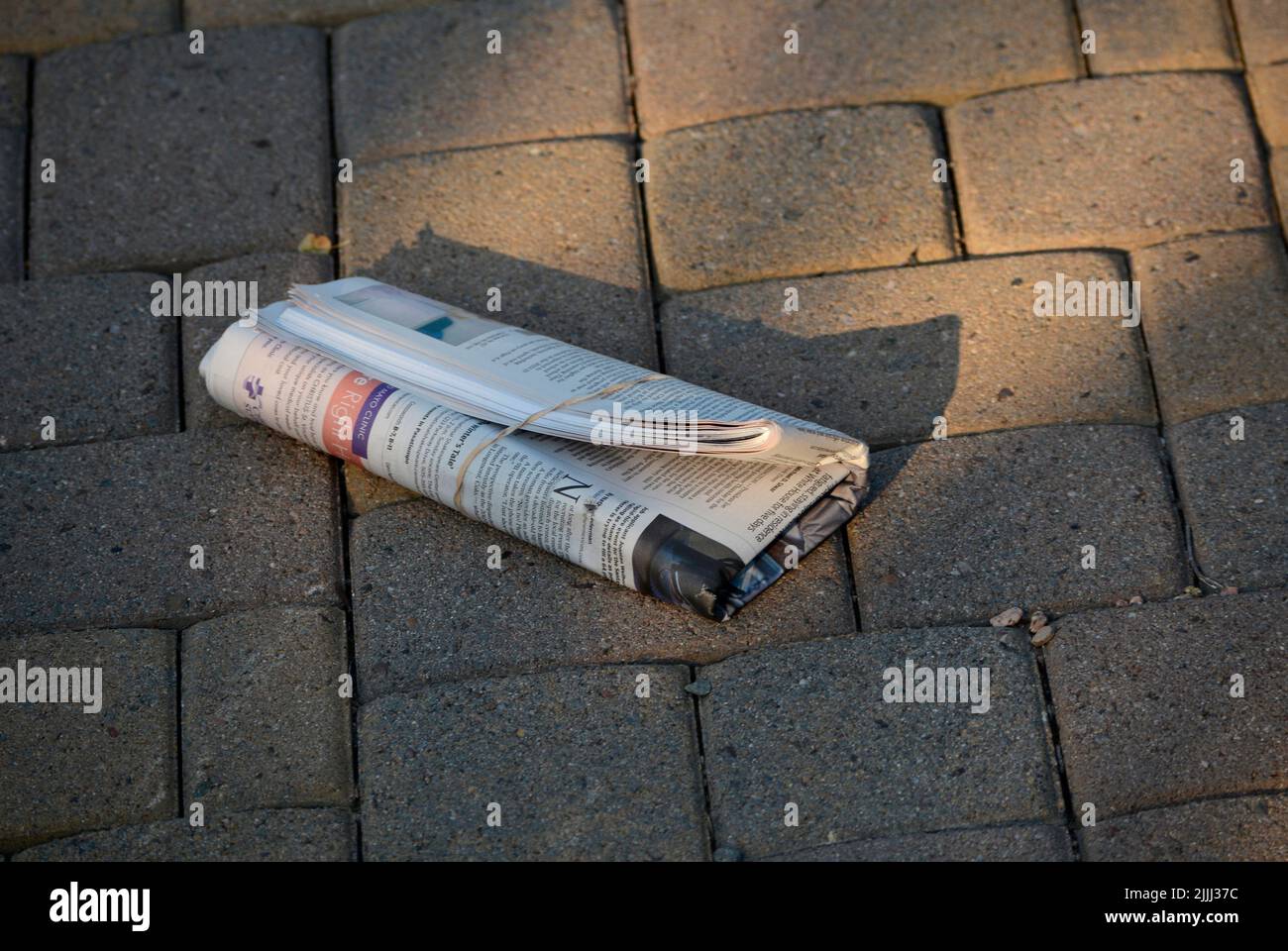 Newspaper delivered hi-res stock photography and images - Alamy