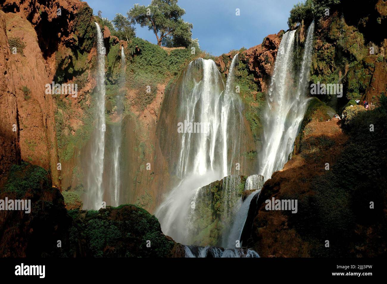 Ouzoud waterfall in Atlas of Morocco Stock Photo - Alamy