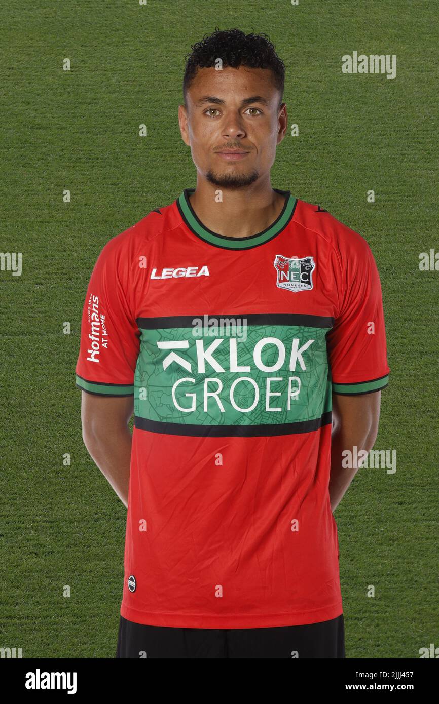 NIJMEGEN, NETHERLANDS - JULY 26: Ilias Bronkhorst NEC poses during the ...