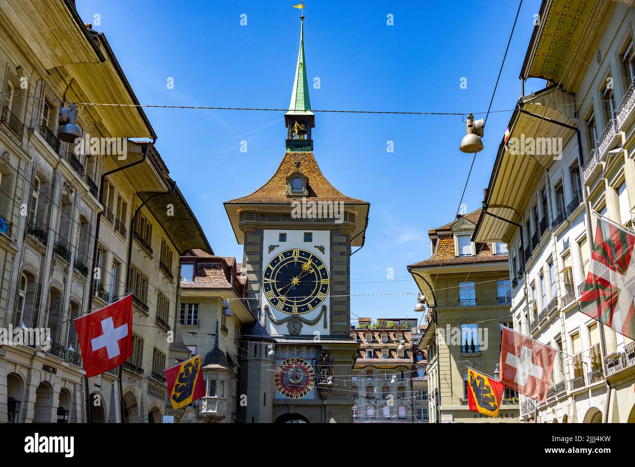Most famous icon of the old town of Bern - the clock tower - BERN ...