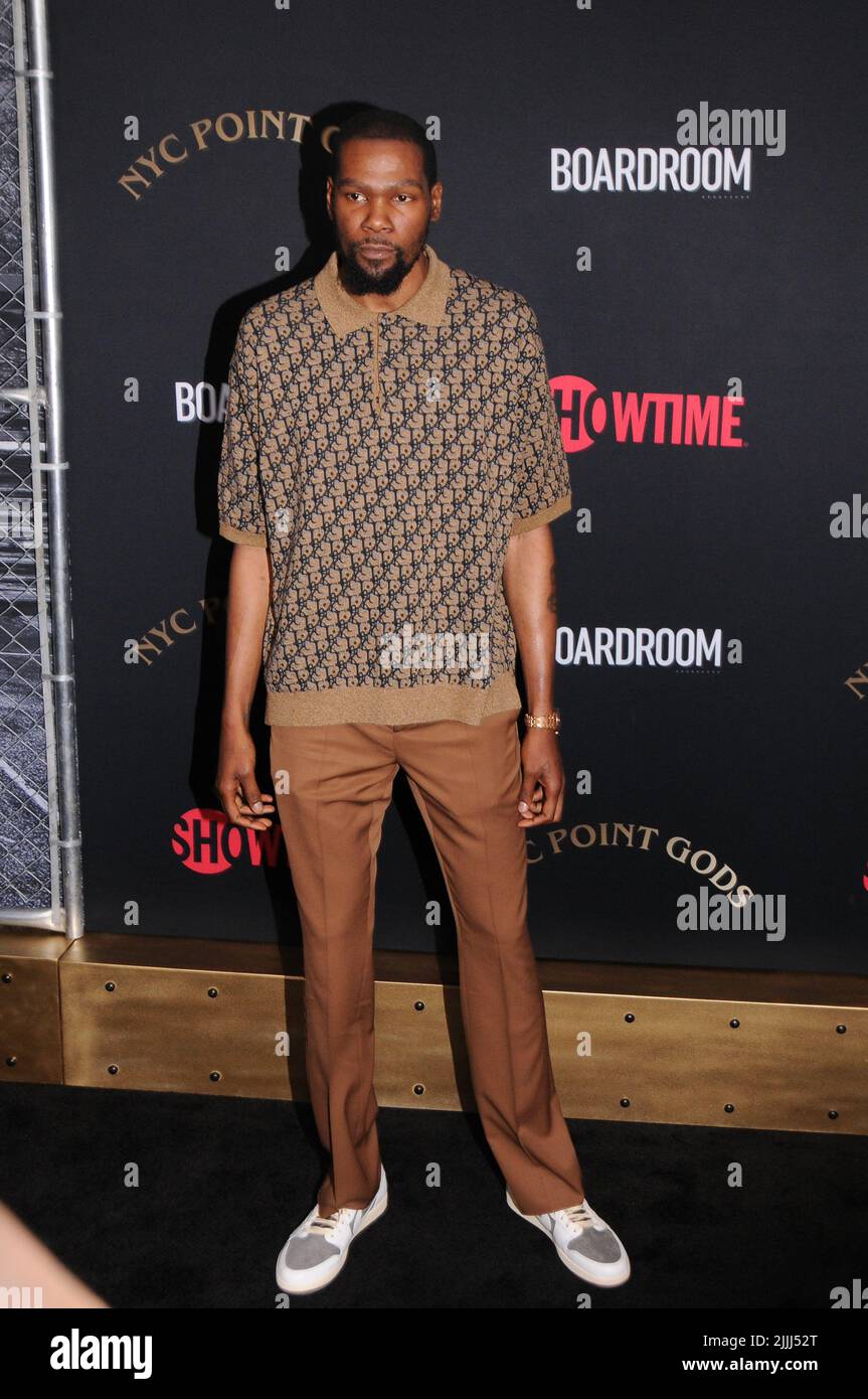 Kevin Durant attends the 'NYC Point Gods' Film Premiere at the Midnight ...