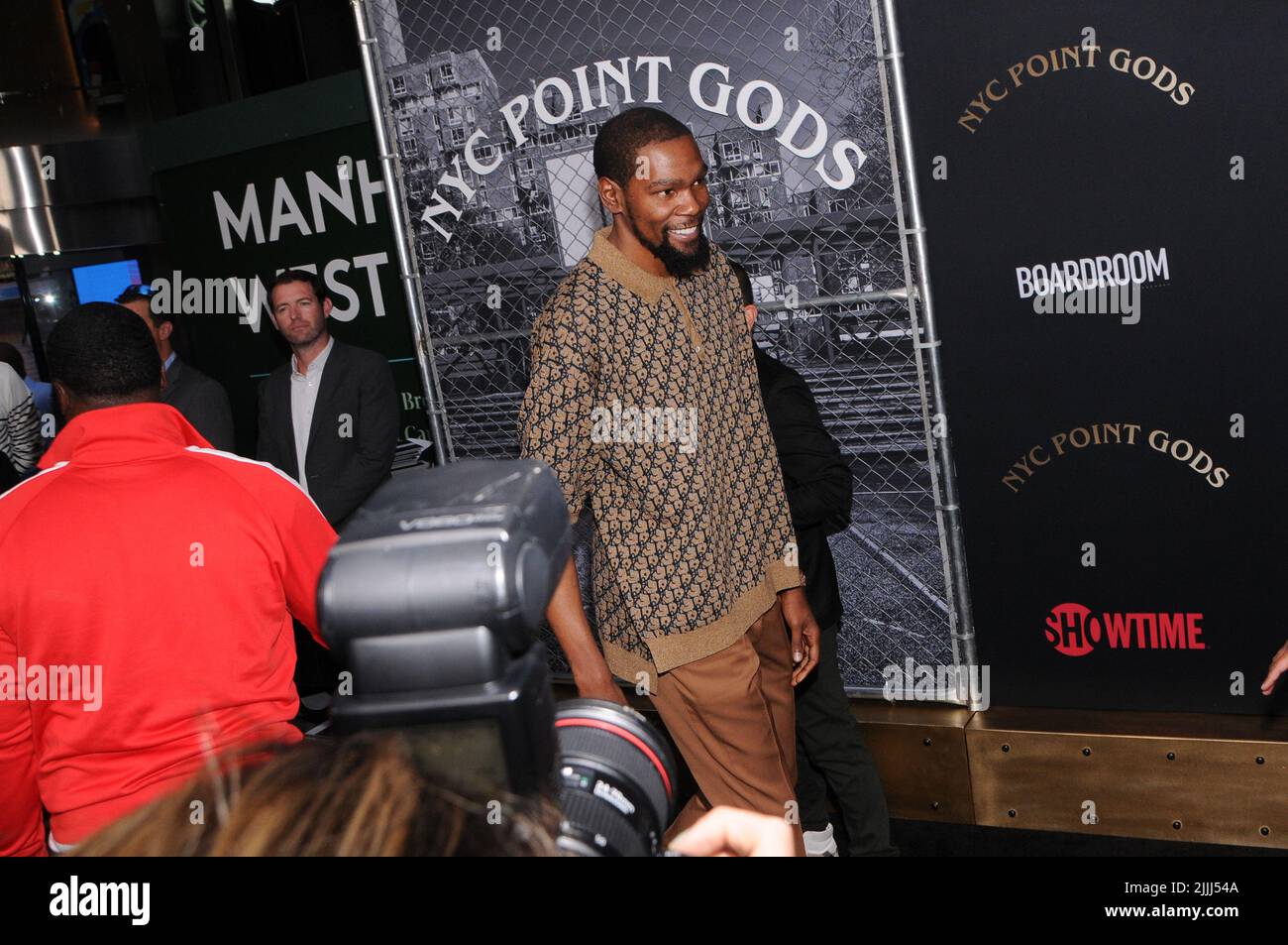 Kevin Durant attends the 'NYC Point Gods' Film Premiere at the Midnight ...