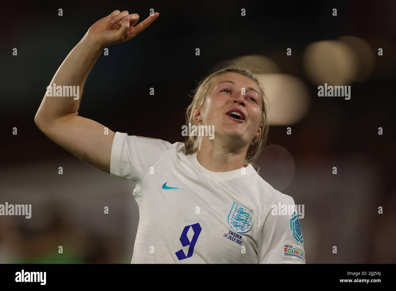 Sheffield, England, 26th July 2022. Ellen White of England celebrates ...