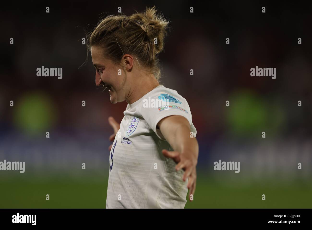 Sheffield, England, 26th July 2022. Ellen White of England celebrates ...