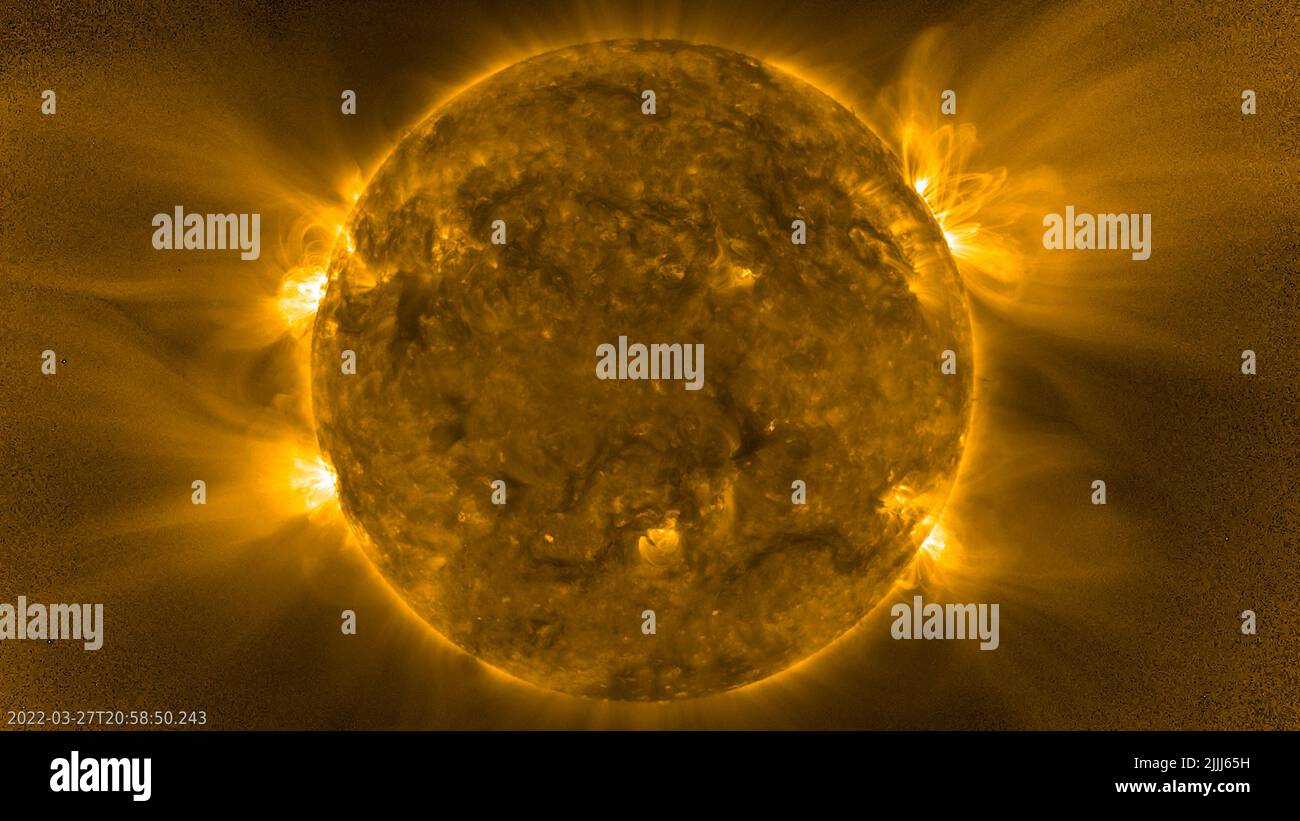 Sun, Solar Orbiter image Stock Photo - Alamy