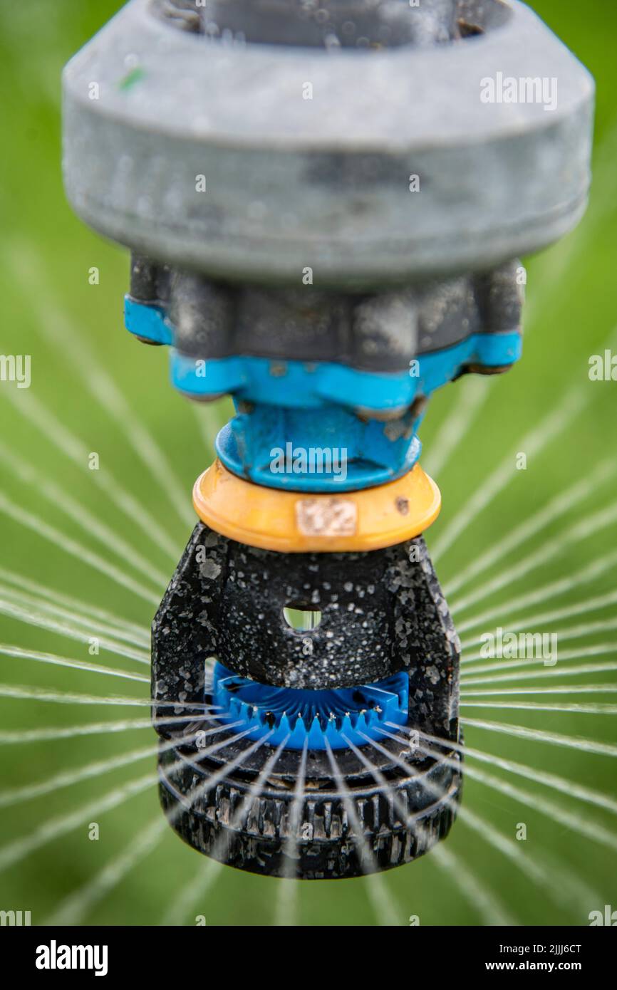 Subsurface drip irrigation system nozzle Stock Photo - Alamy