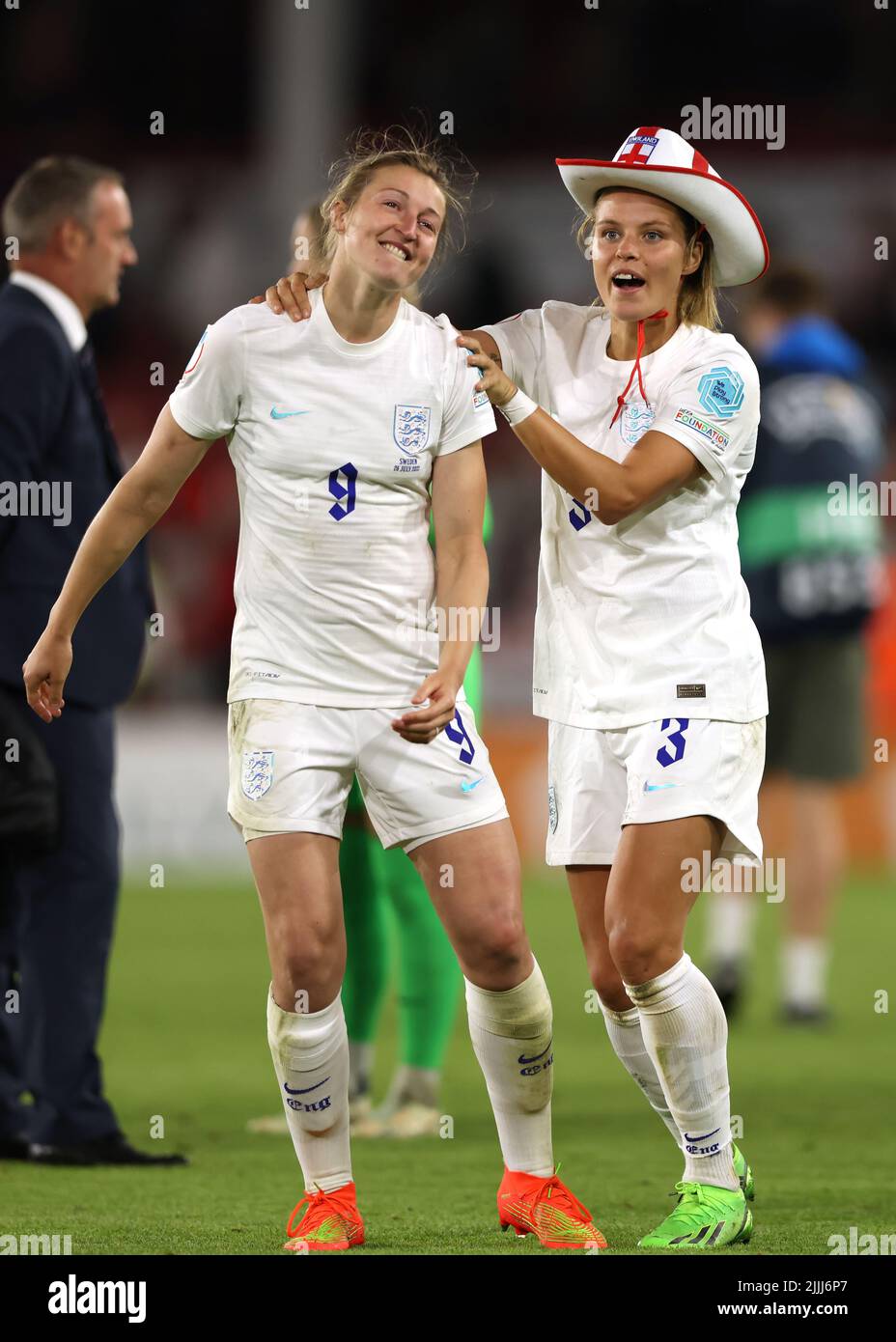 Sheffield, England, 26th July 2022. Rachel Daly of England celebrates ...