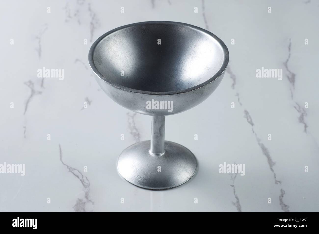 drink container made of silver Stock Photo - Alamy