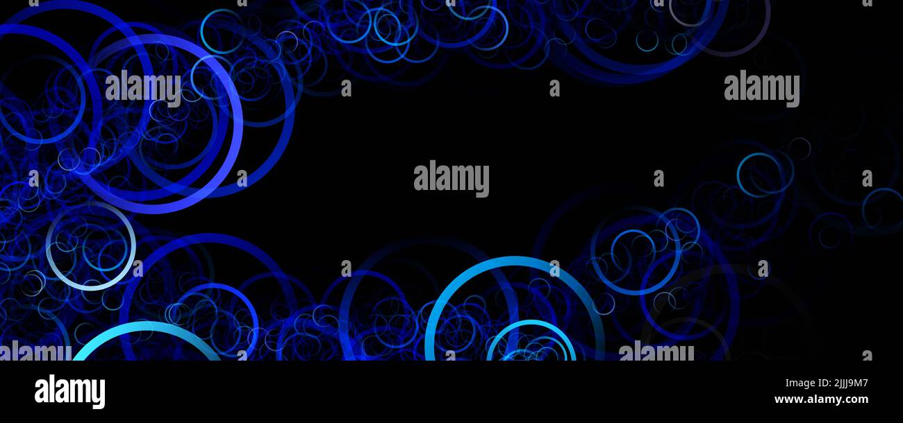 Fantastic panorama background design with circle objects Stock Photo ...