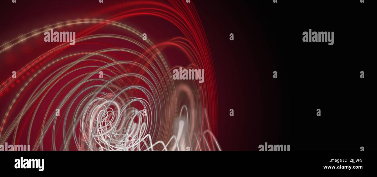 Powerful particle stripe panorama background design illustration Stock ...