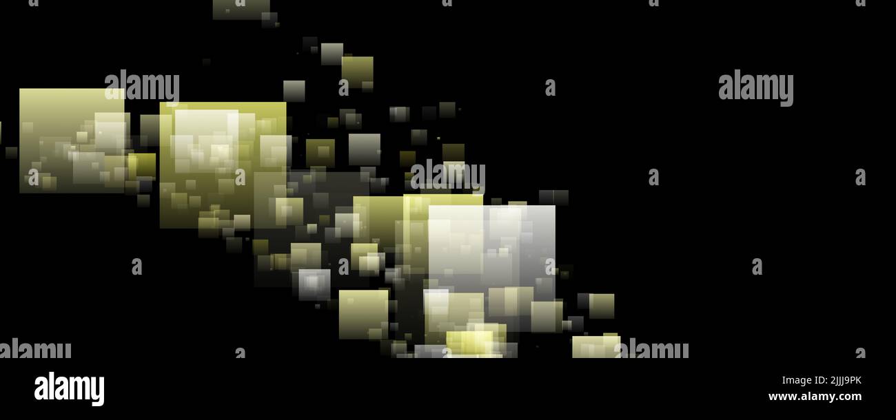Fantastic abstract panorama background design illustration with square ...