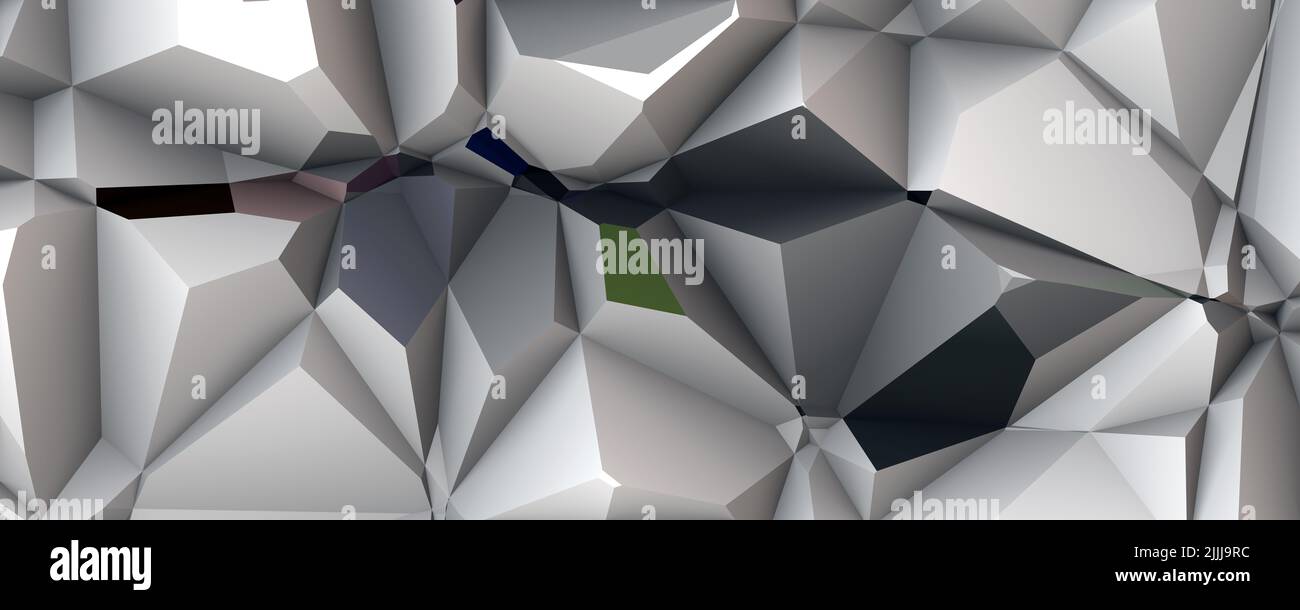 Fantastic abstract modern panorama background object Stock Photo - Alamy