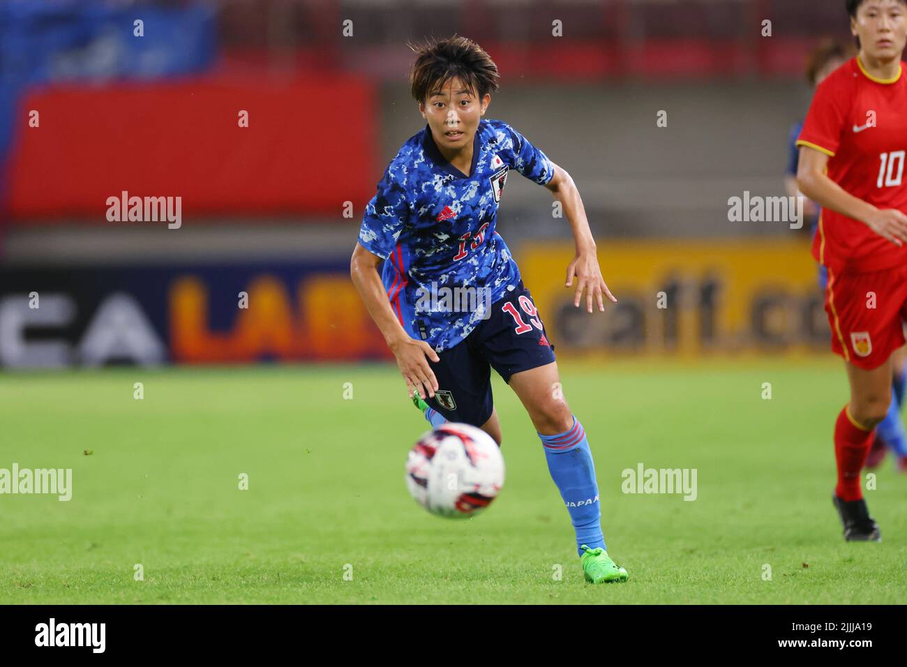 Ibaraki, Japan. 26th July, 2022. Riko Ueki (JPN) Football/Soccer : EAFF ...