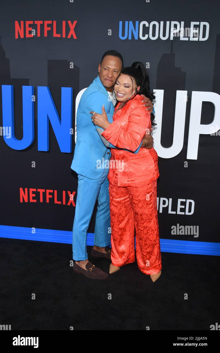 Emerson Brooks and Tisha Campbell Stock Photo - Alamy