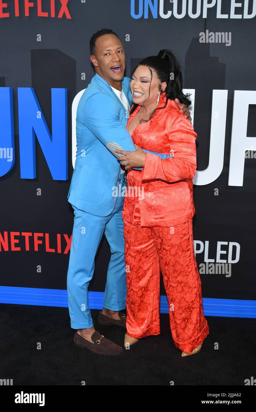 Emerson Brooks and Tisha Campbell Stock Photo - Alamy