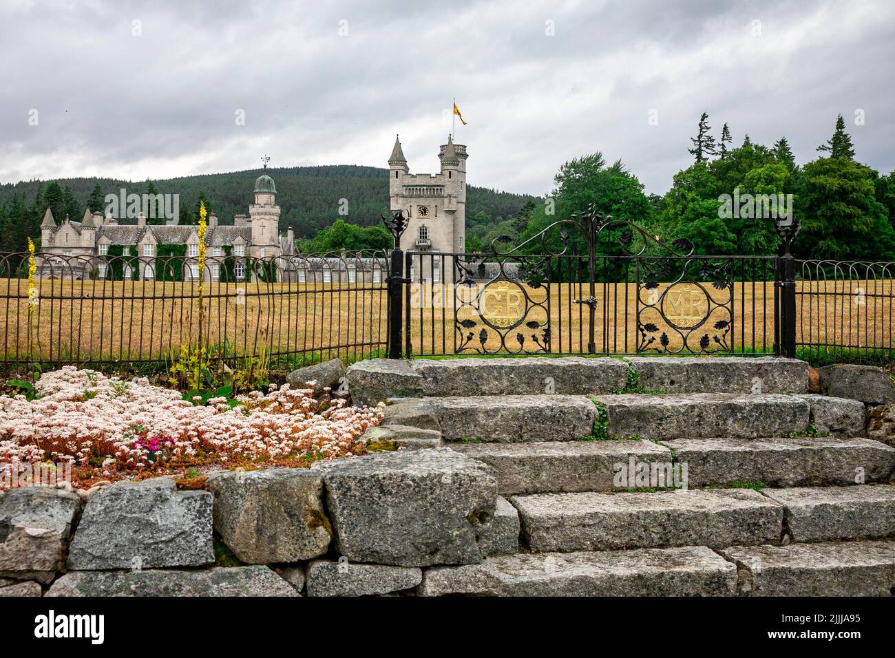 Balmoral Castle, private Royal Family residence in Aberdeenshire ...
