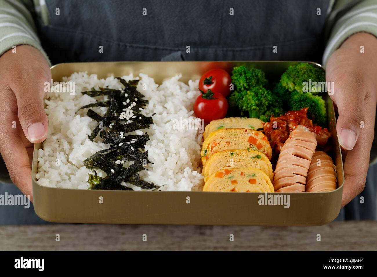 Dosirak or Doshirak, Korean Style Packed Meal Bento Lunchbox with ...