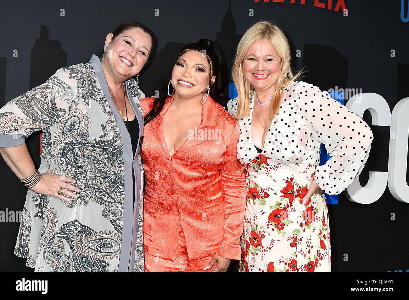 Camryn Manheim Tisha Campbell And Caroline Rhea Attend The New York