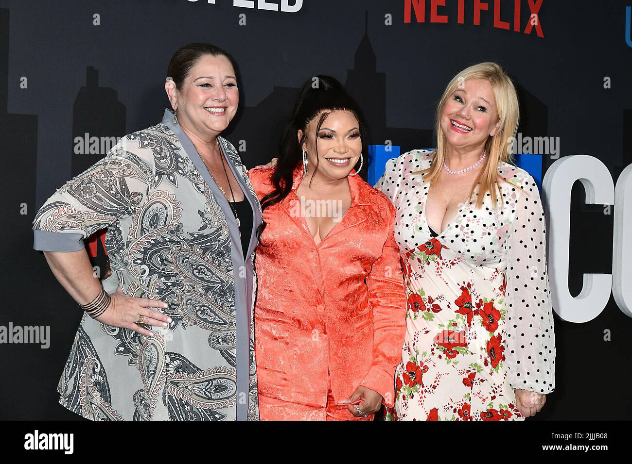 Camryn Manheim Tisha Campbell And Caroline Rhea Attend The New York