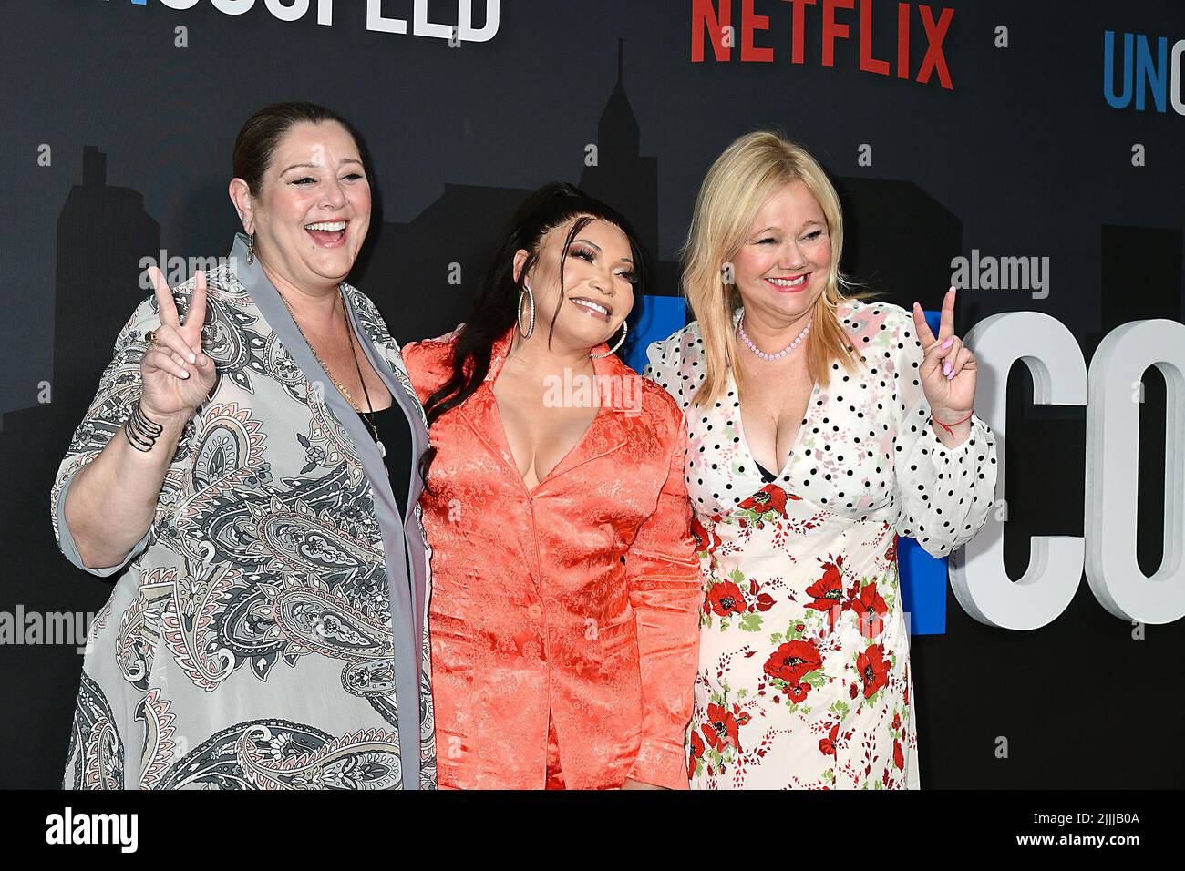 Camryn Manheim, Tisha Campbell & Caroline Rhea attend the New York ...