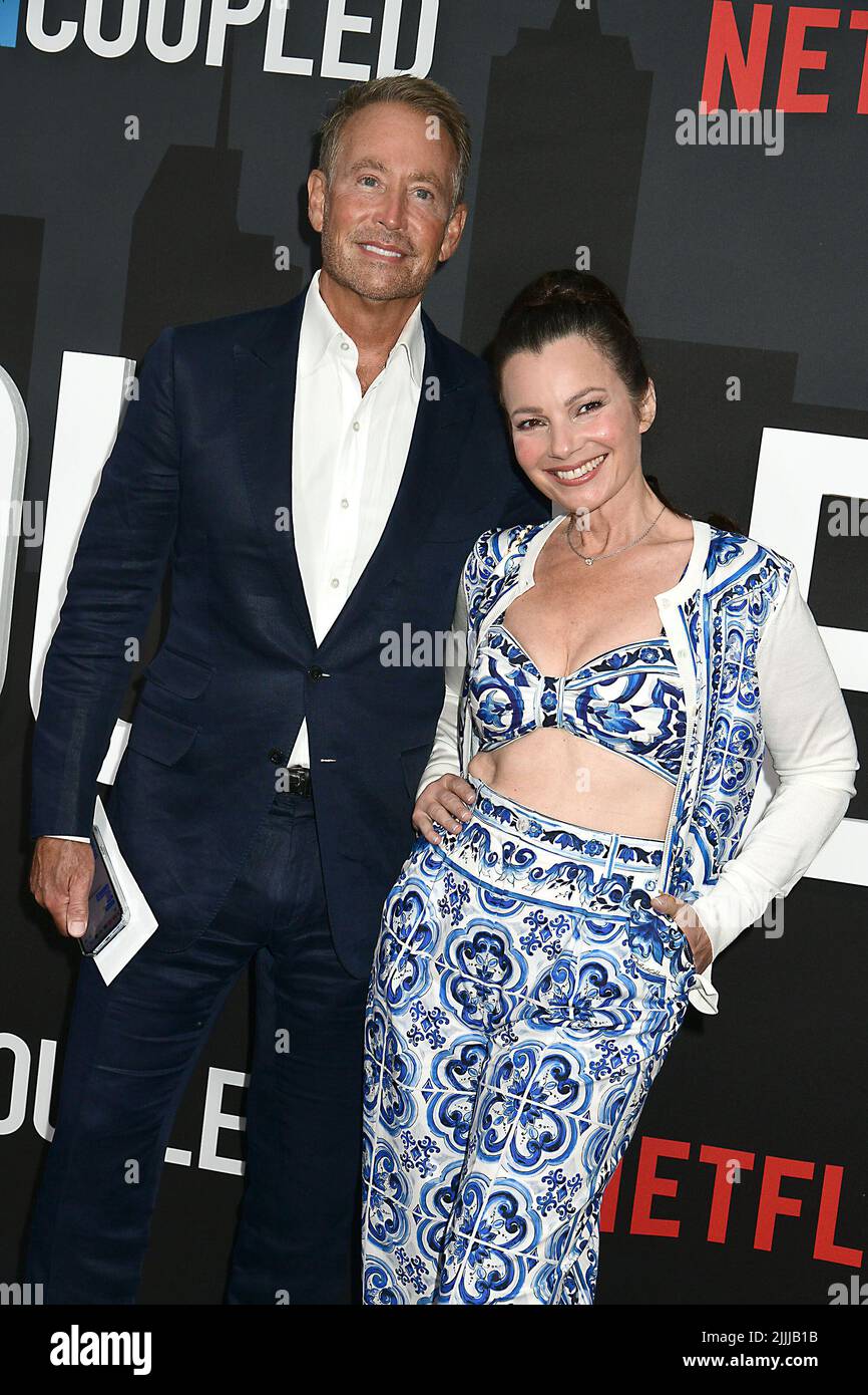 Fran Drescher and ex husband Peter Marc Jacobson attend the New York ...