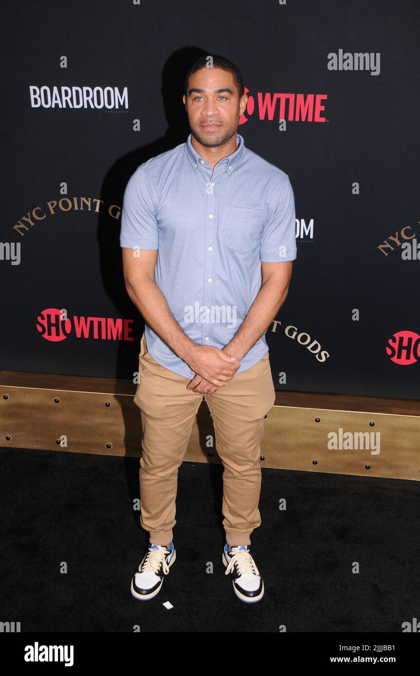 Andre Barrett attends the 'NYC Point Gods' Film Premiere at the ...