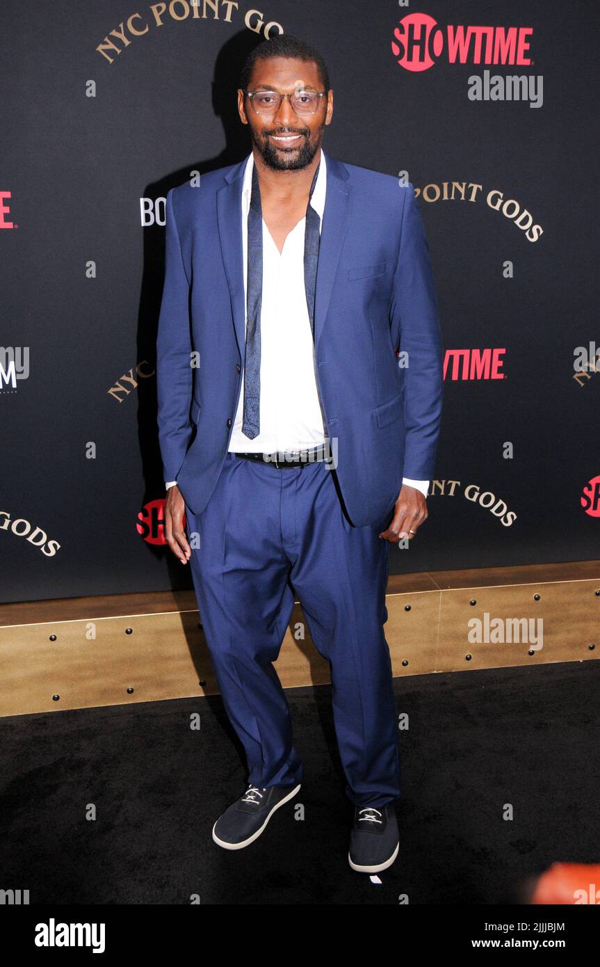 Metta Sandiford-Artest attends the 'NYC Point Gods' Film Premiere at ...