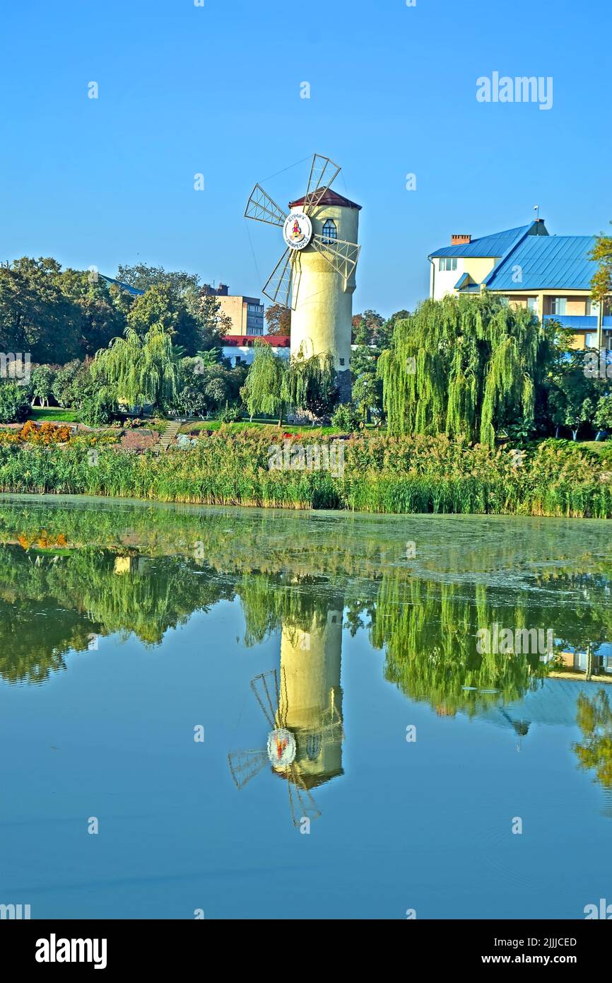 famous Ukrainian wellness resort Myrhorod on September 22, 2018 in ...