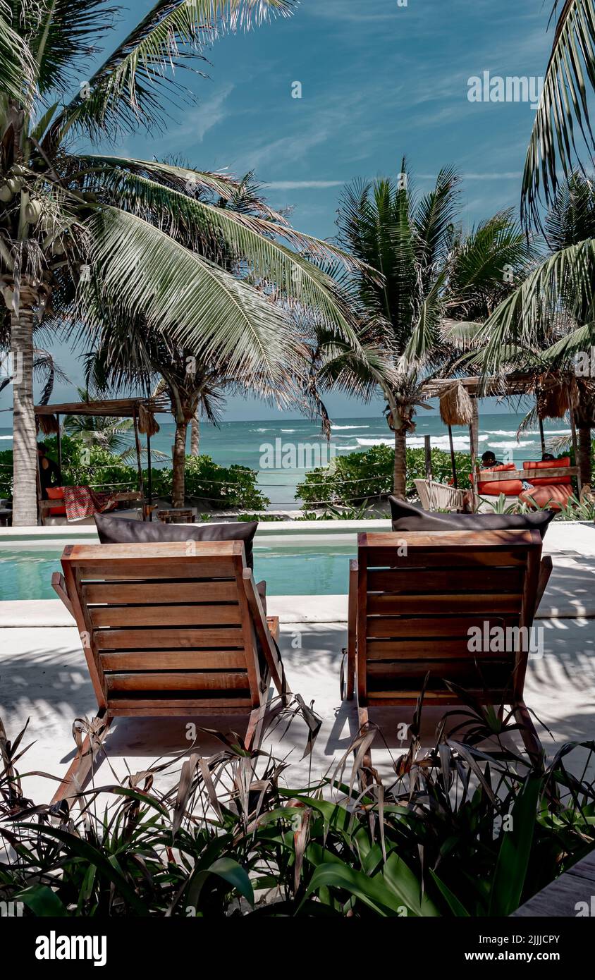 Mexico beach side Stock Photo - Alamy