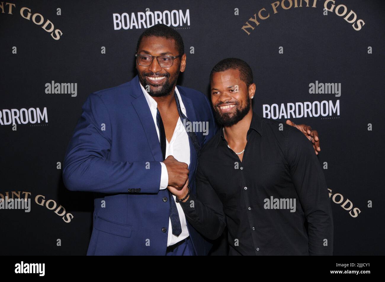 New York, USA. 26th July, 2022. Metta Sandiford-Artest and Omar Cook ...