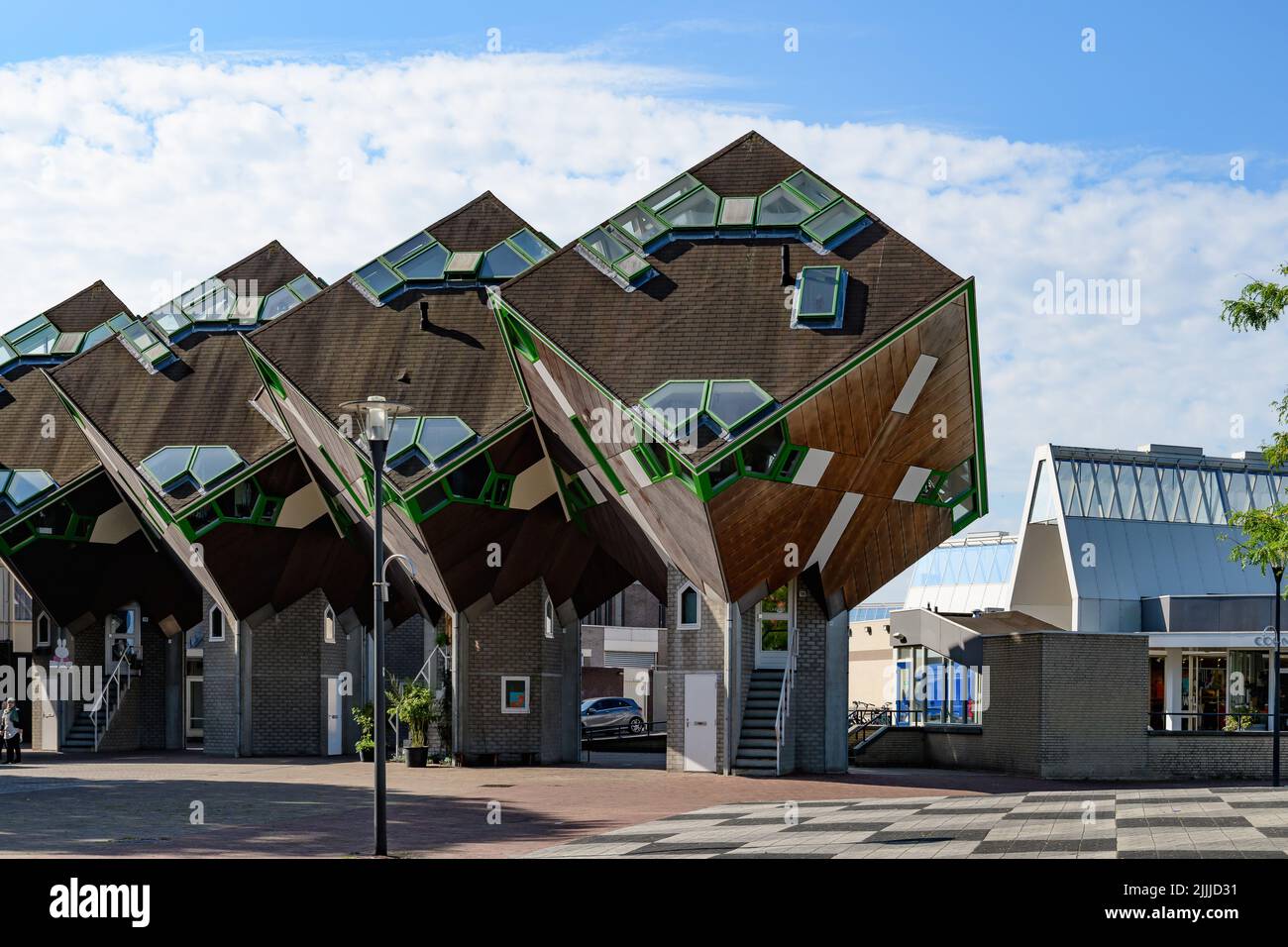 helmond, netherlands, 14 july 2022, experimental housing complex ...