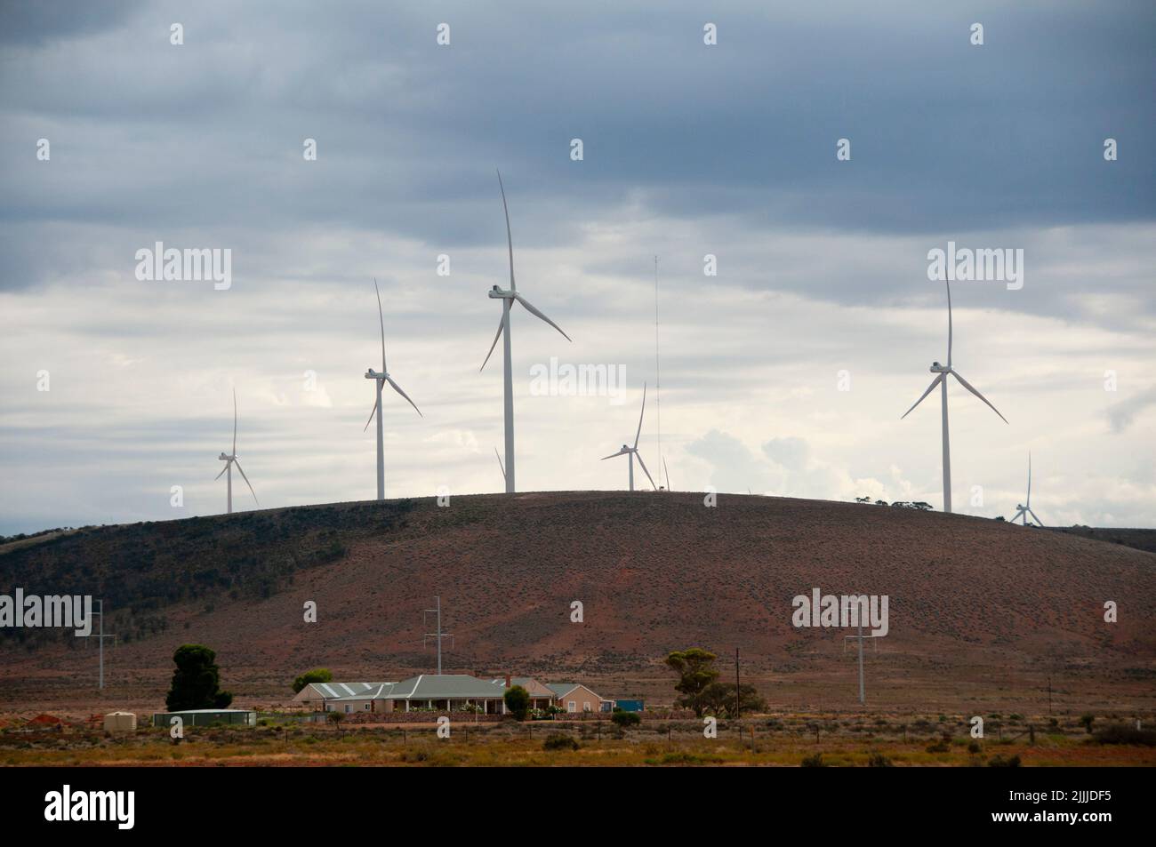 Lincoln Gap 1 Wind Turbines - South Australia Stock Photo - Alamy