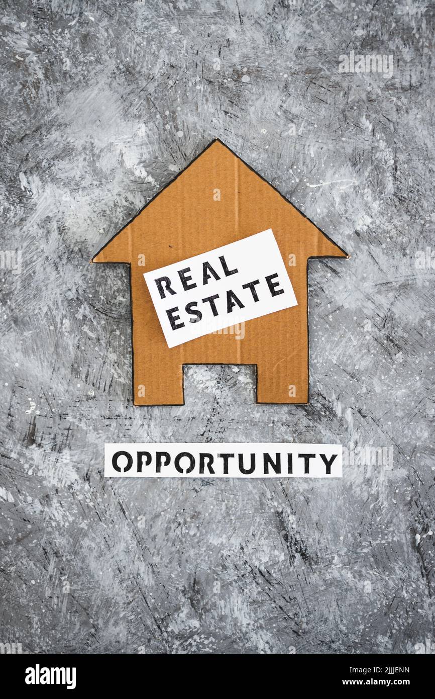 investment options and building wealth conceptual image, real estate ...